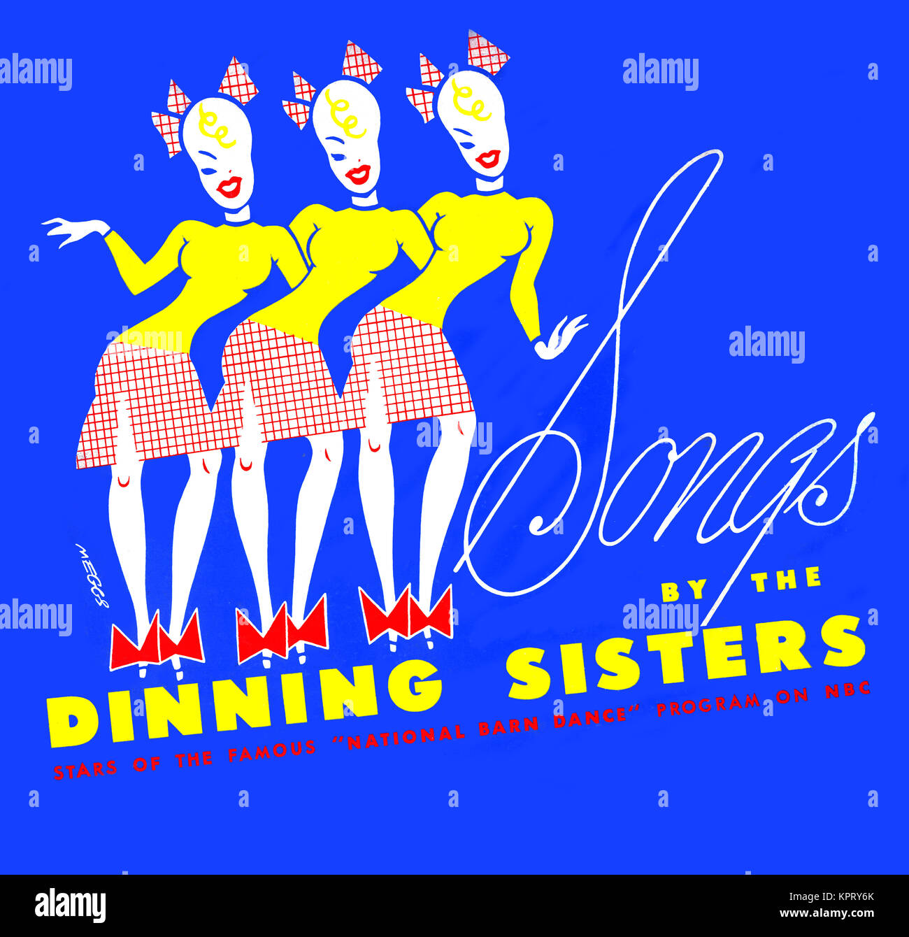 Songs by the Dinning Sisters Stock Photo - Alamy