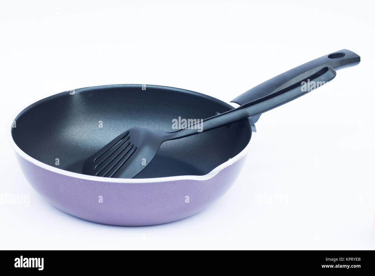 Non stick pan cooking Cut Out Stock Images & Pictures - Alamy