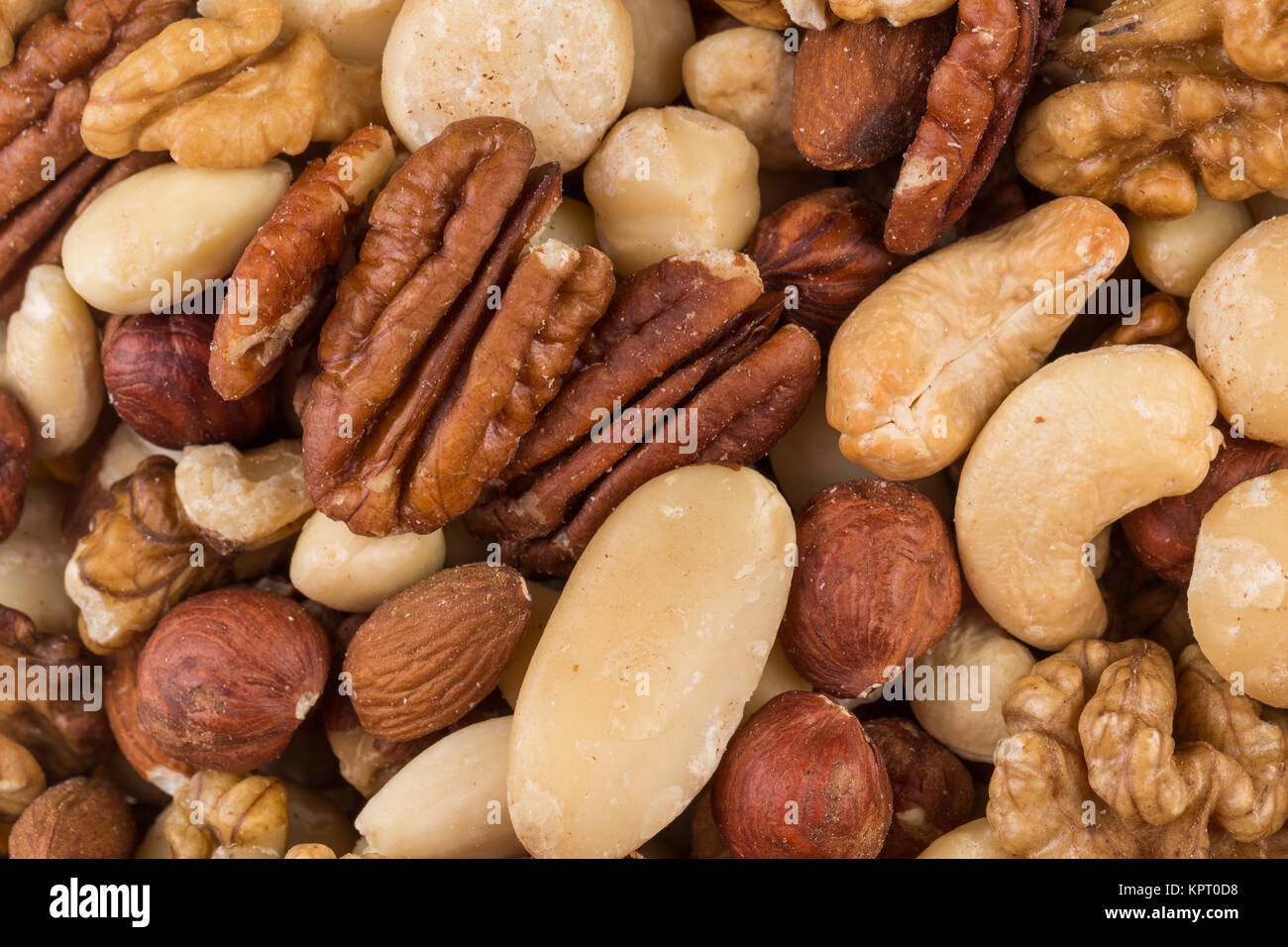 lot of different types of nuts Stock Photo - Alamy
