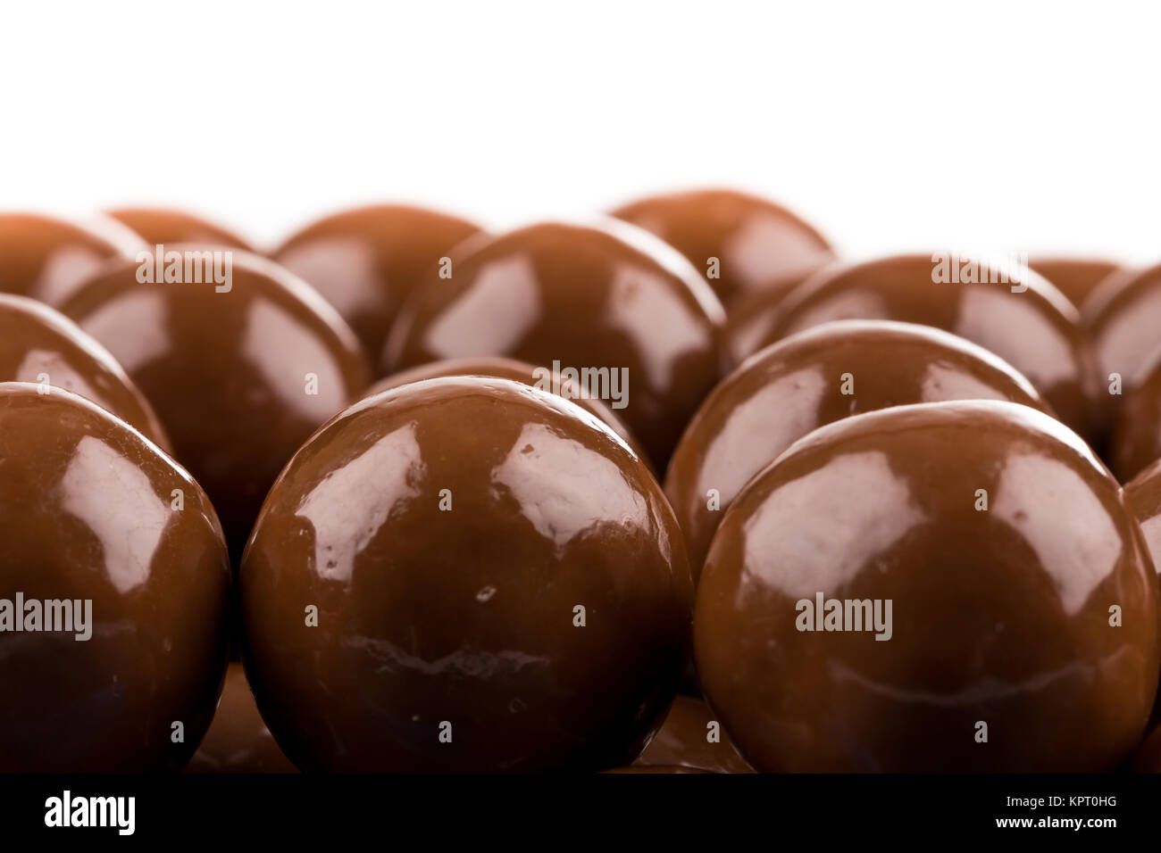 Multiple chocolate ball candies Stock Photo - Alamy