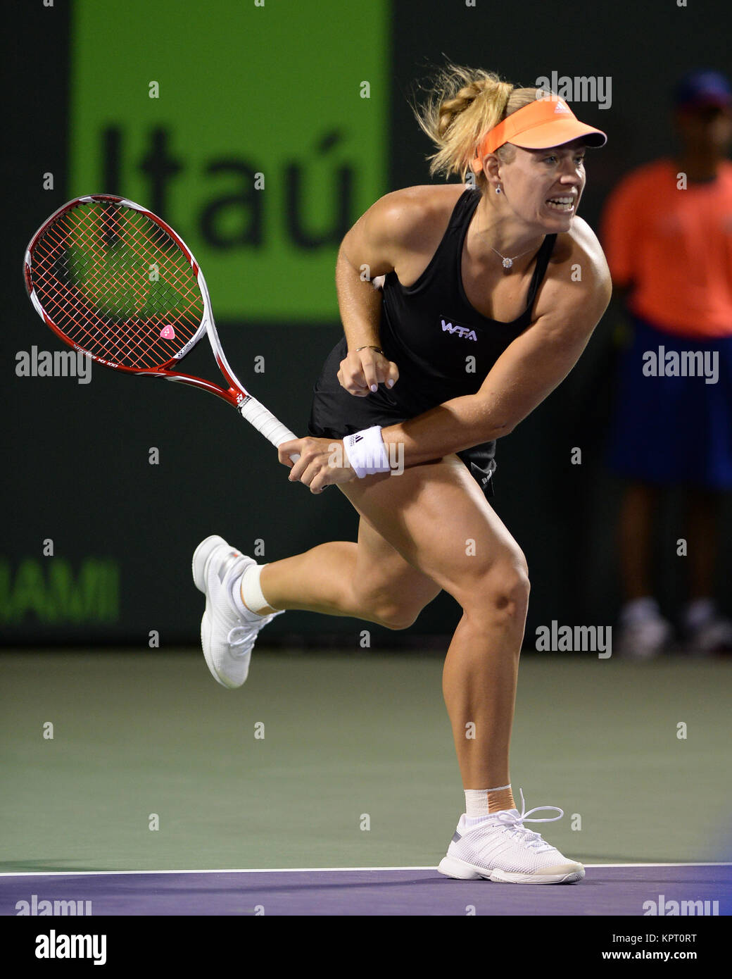 KEY BISCAYNE, FL - MARCH 25: Angelique Kerber during the Sony Open at ...