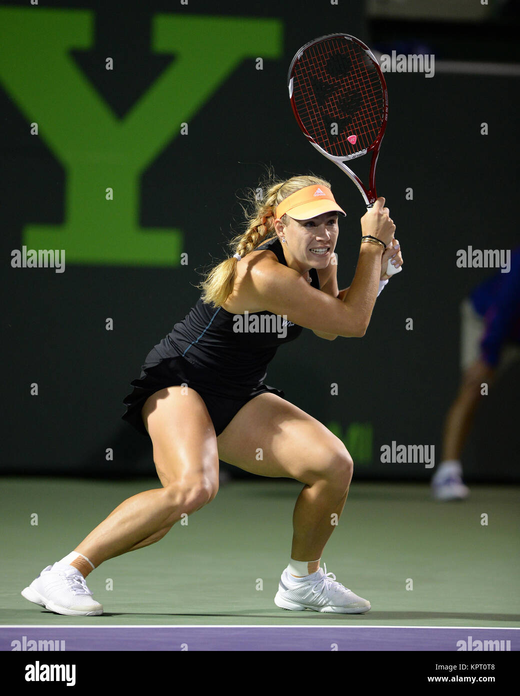 KEY BISCAYNE, FL - MARCH 25: Angelique Kerber during the Sony Open at ...