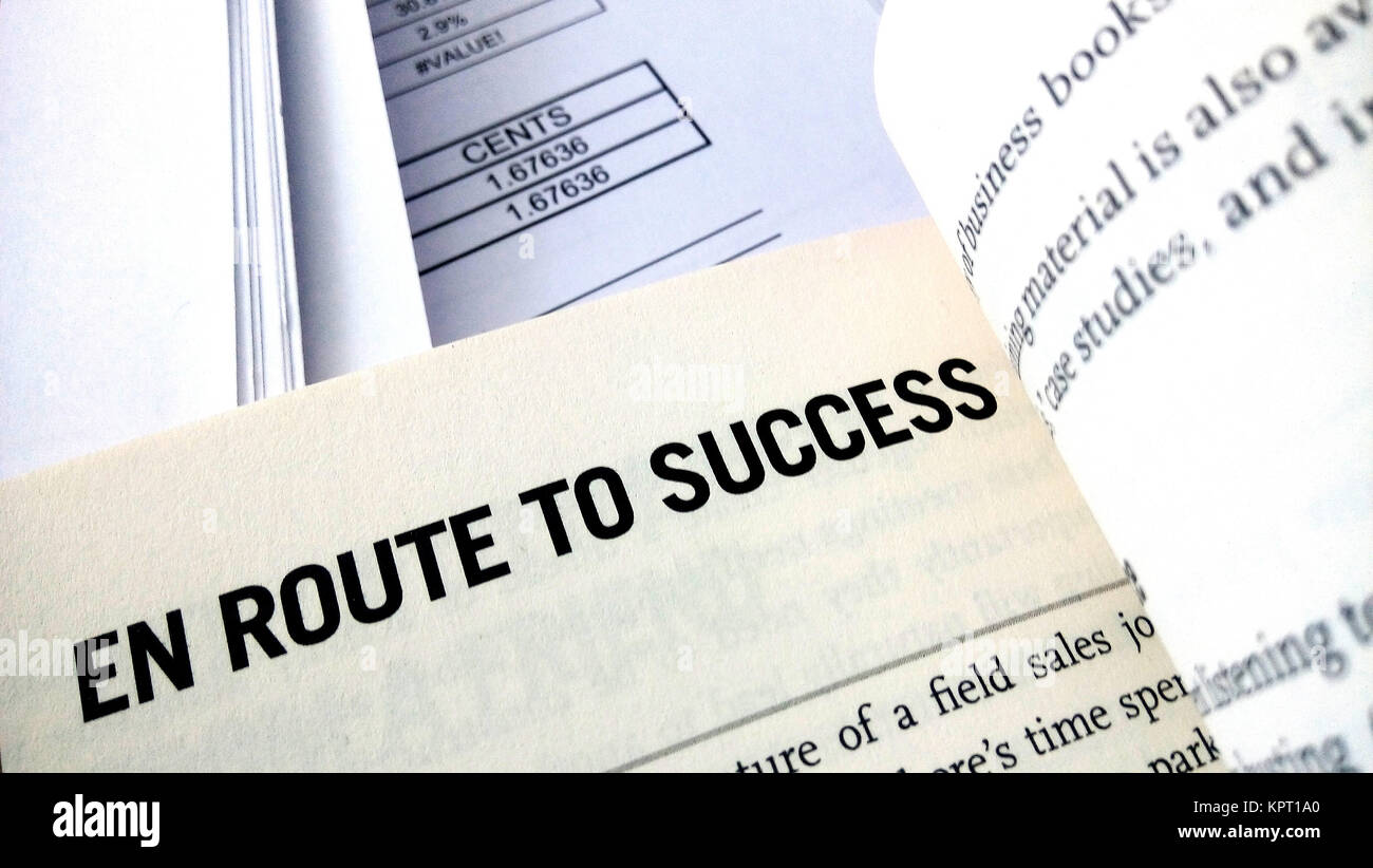 En route to success Stock Photo - Alamy