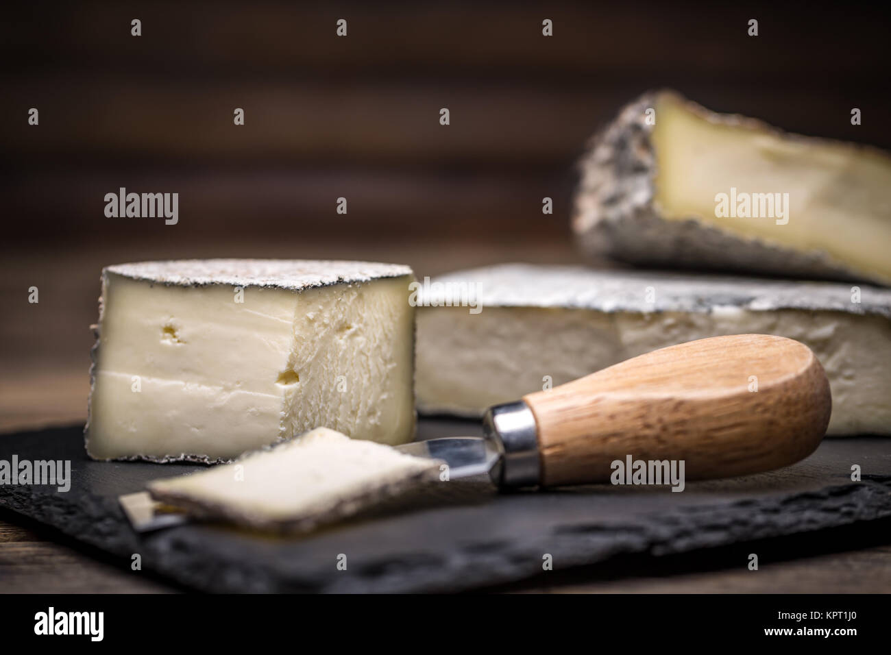 A farmstead cheese Stock Photo - Alamy