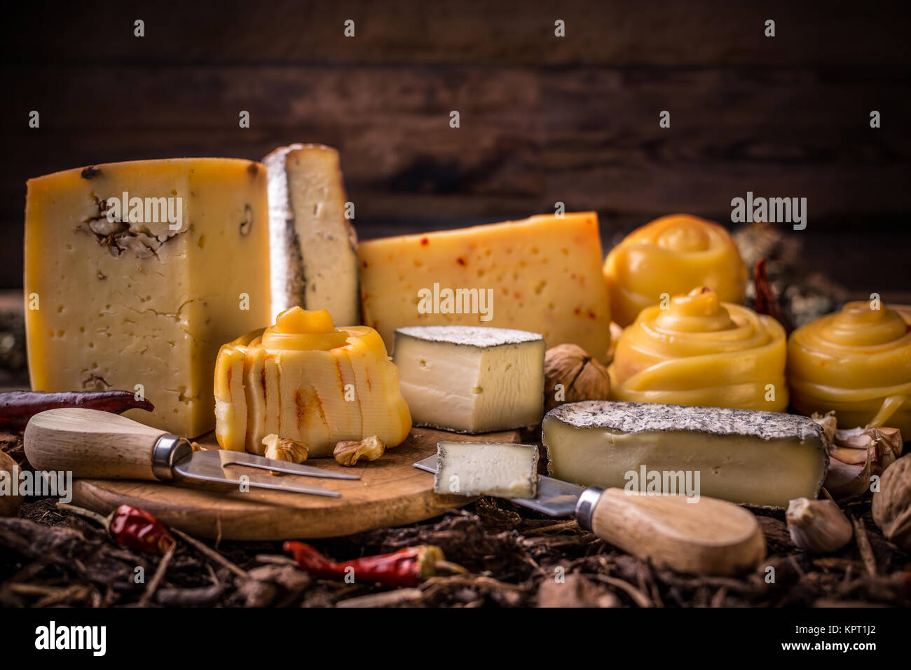 Farm made cheese Stock Photo - Alamy