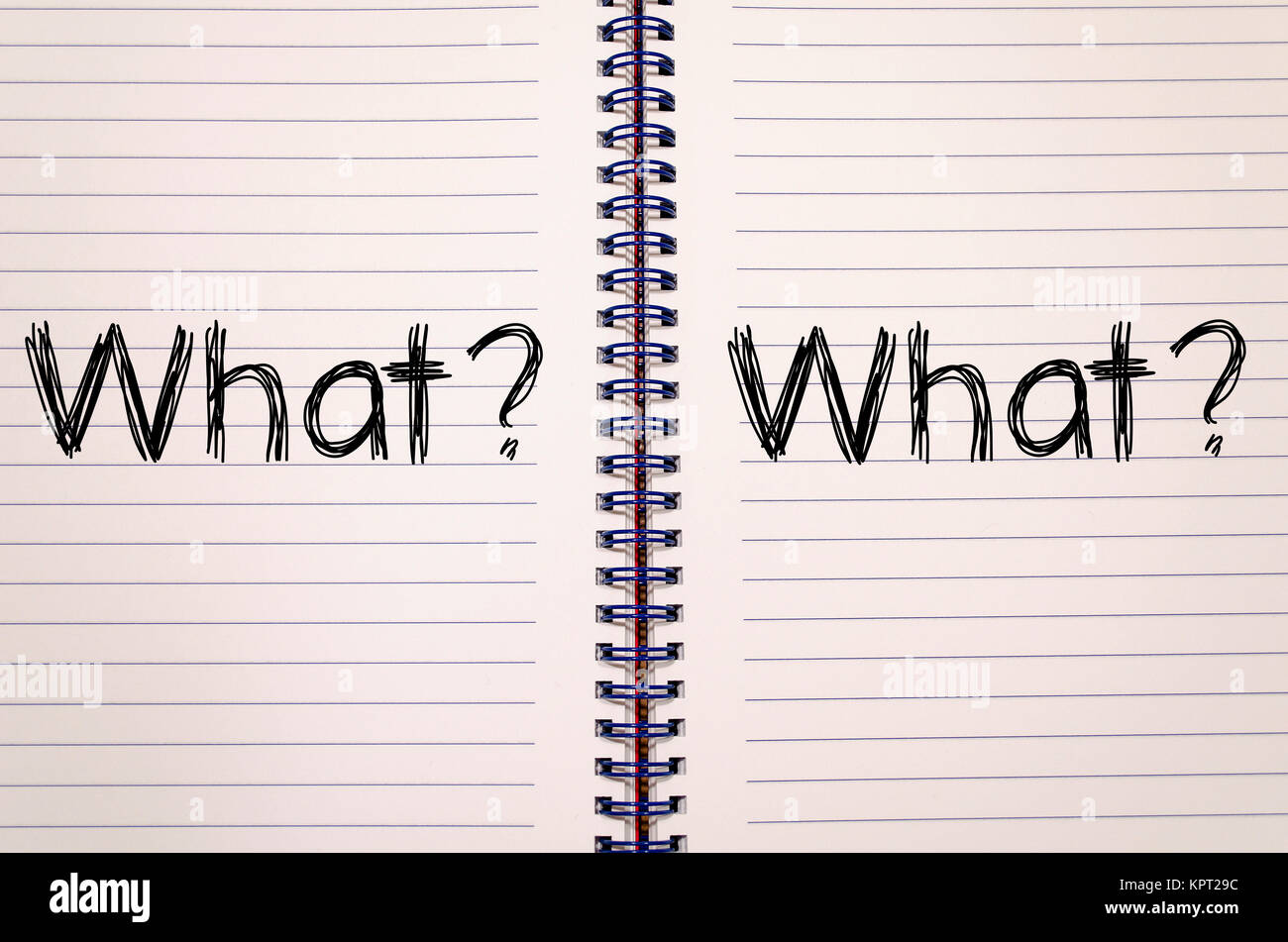 What write on notebook Stock Photo - Alamy