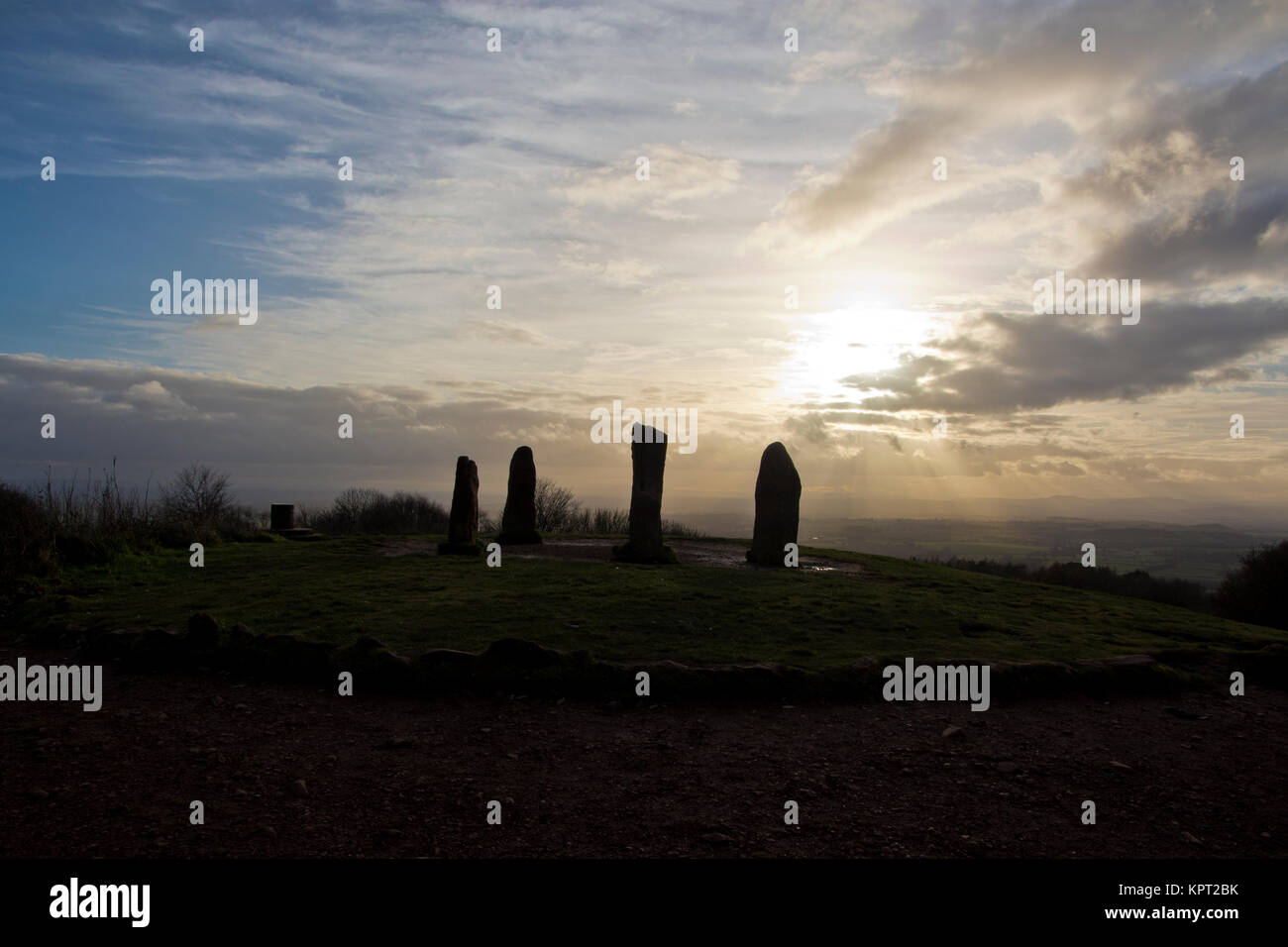 Hilltop standing stones hi-res stock photography and images - Alamy