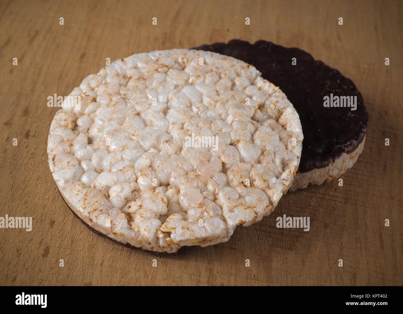 two rice cracker Stock Photo - Alamy