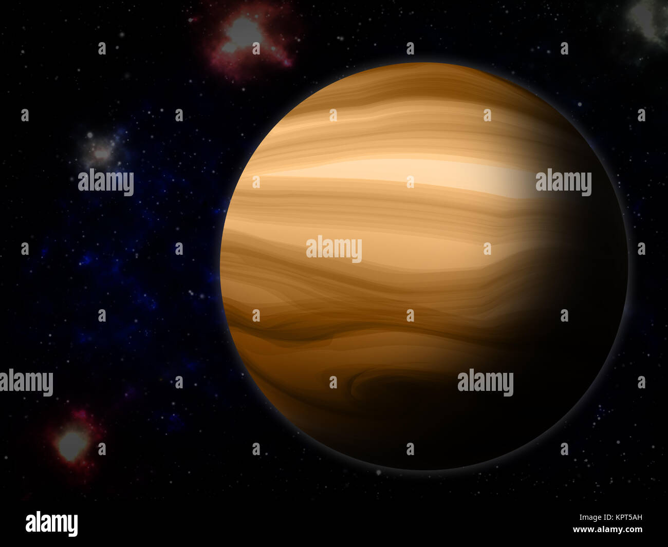 The Jupiter from space ( Illustration picture Stock Photo - Alamy