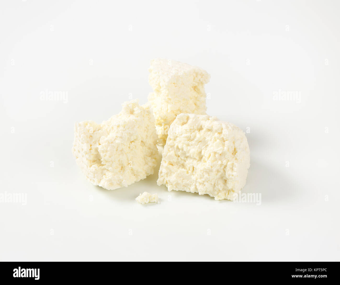 pieces of fresh curd cheese Stock Photo - Alamy