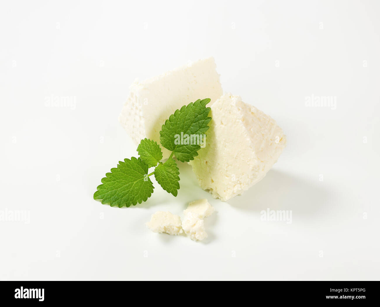 pieces of fresh curd cheese Stock Photo - Alamy