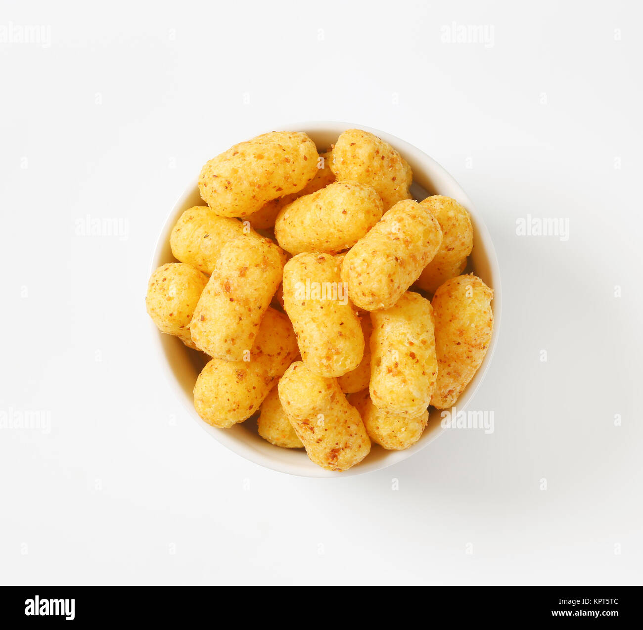 bowl of crunchy peanut puffs Stock Photo - Alamy
