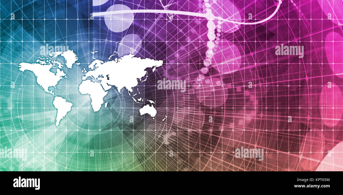 Global Business Abstract Background for Presentation Stock Photo - Alamy