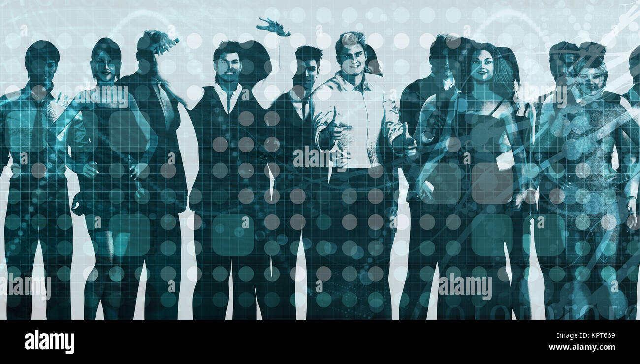 Business People Group Standing Together in Unity Stock Photo - Alamy