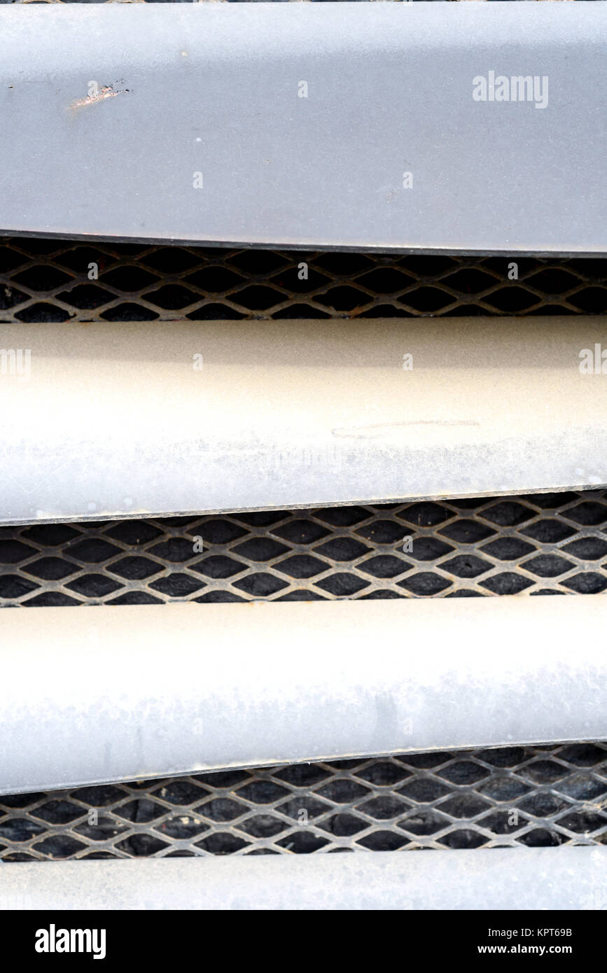 Exterior building ventilation grills as part of the architectural air ...