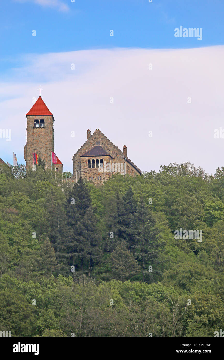 The Wachenburg via Weinheim Stock Photo - Alamy