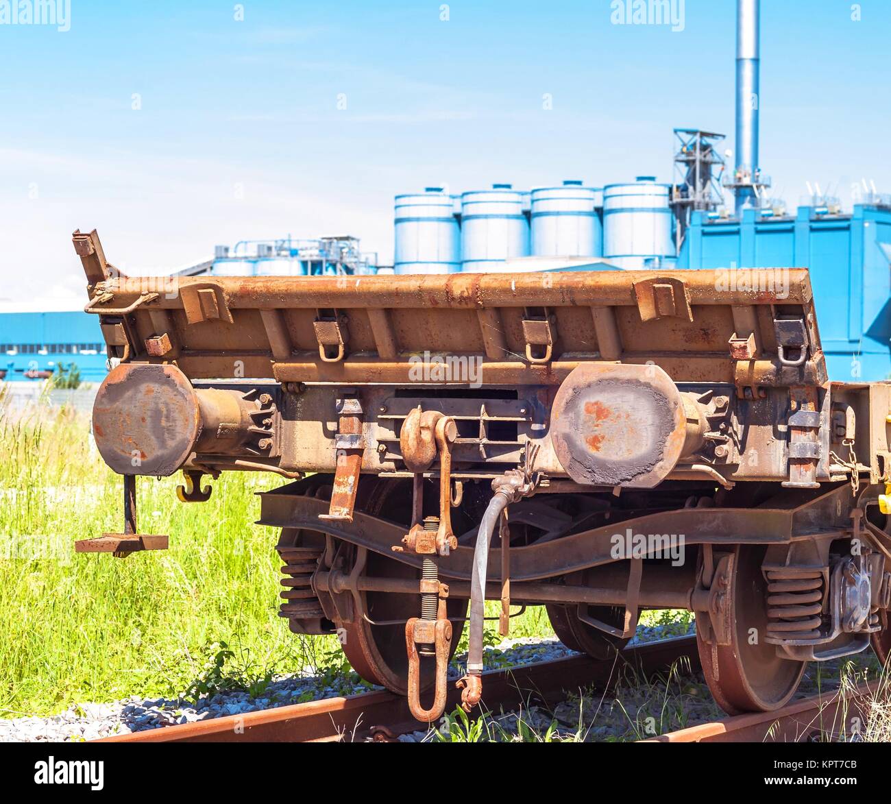 freight rail wagon Stock Photo - Alamy