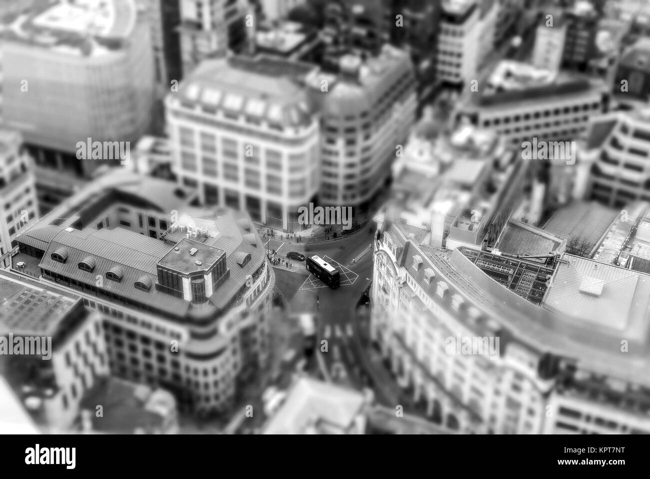 Tilt down view buildings hi-res stock photography and images - Alamy
