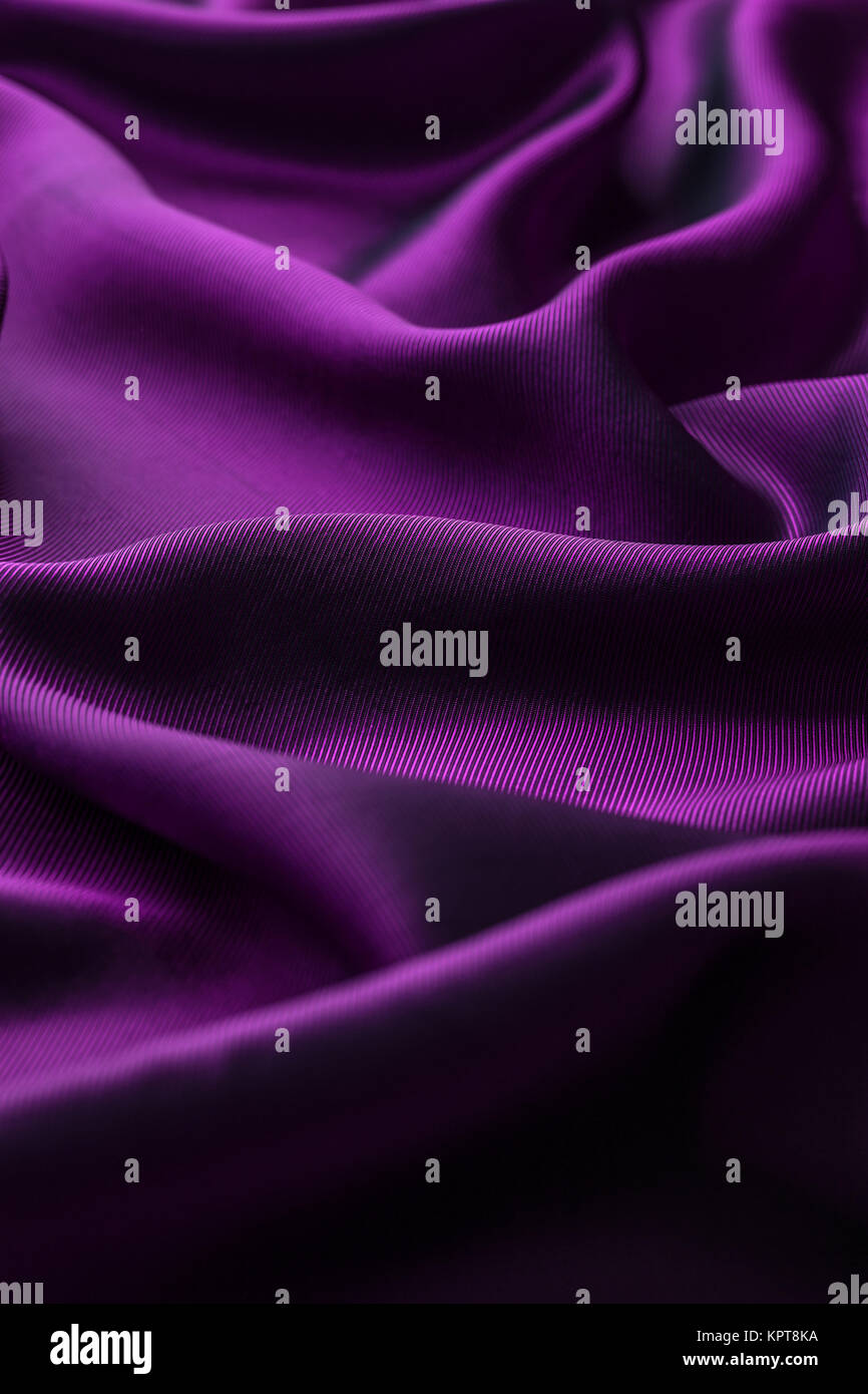 Purple satin material Stock Photo - Alamy