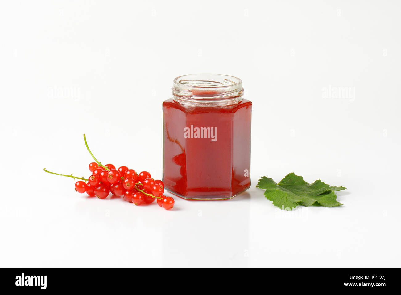 Red currant jelly Stock Photo - Alamy