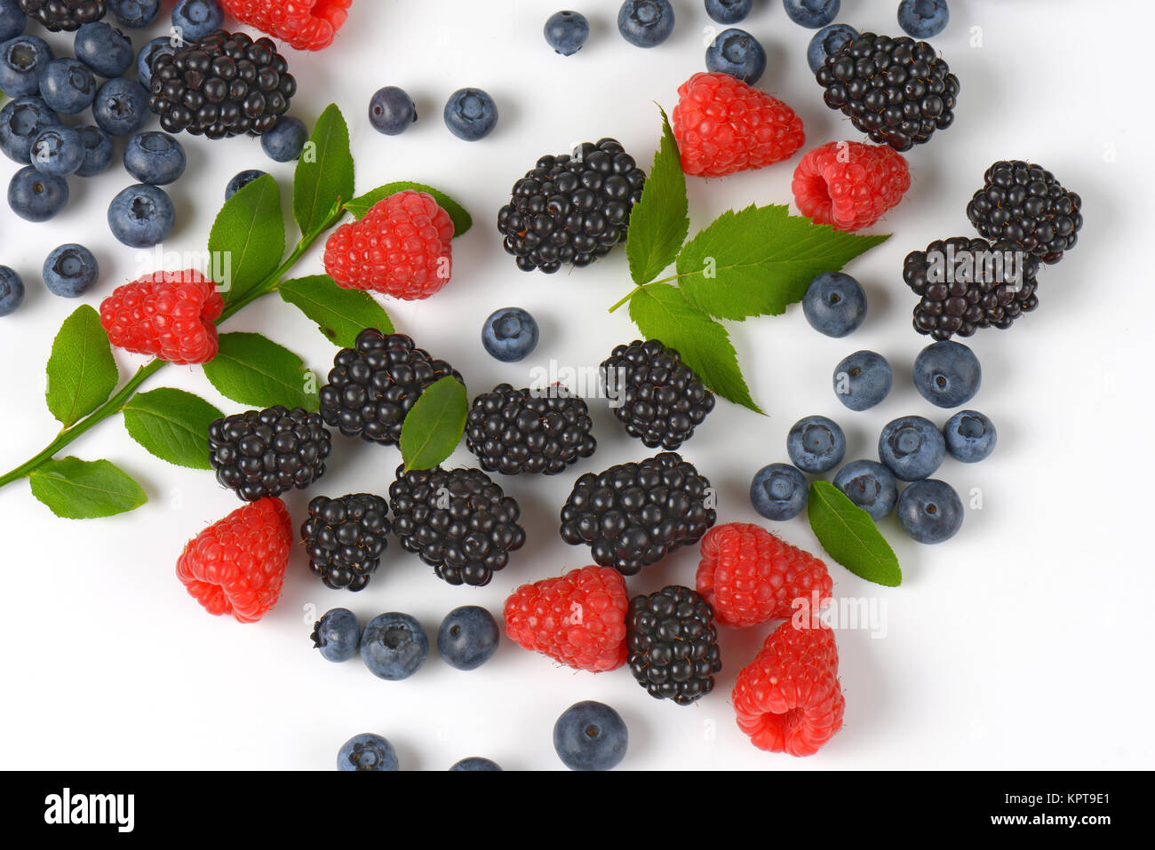 Variety of berry fruits Stock Photo - Alamy
