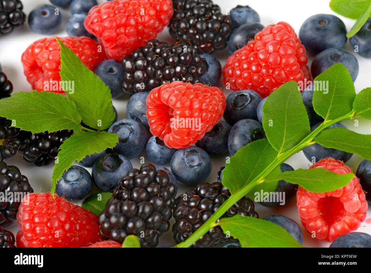 Variety of berry fruits Stock Photo - Alamy