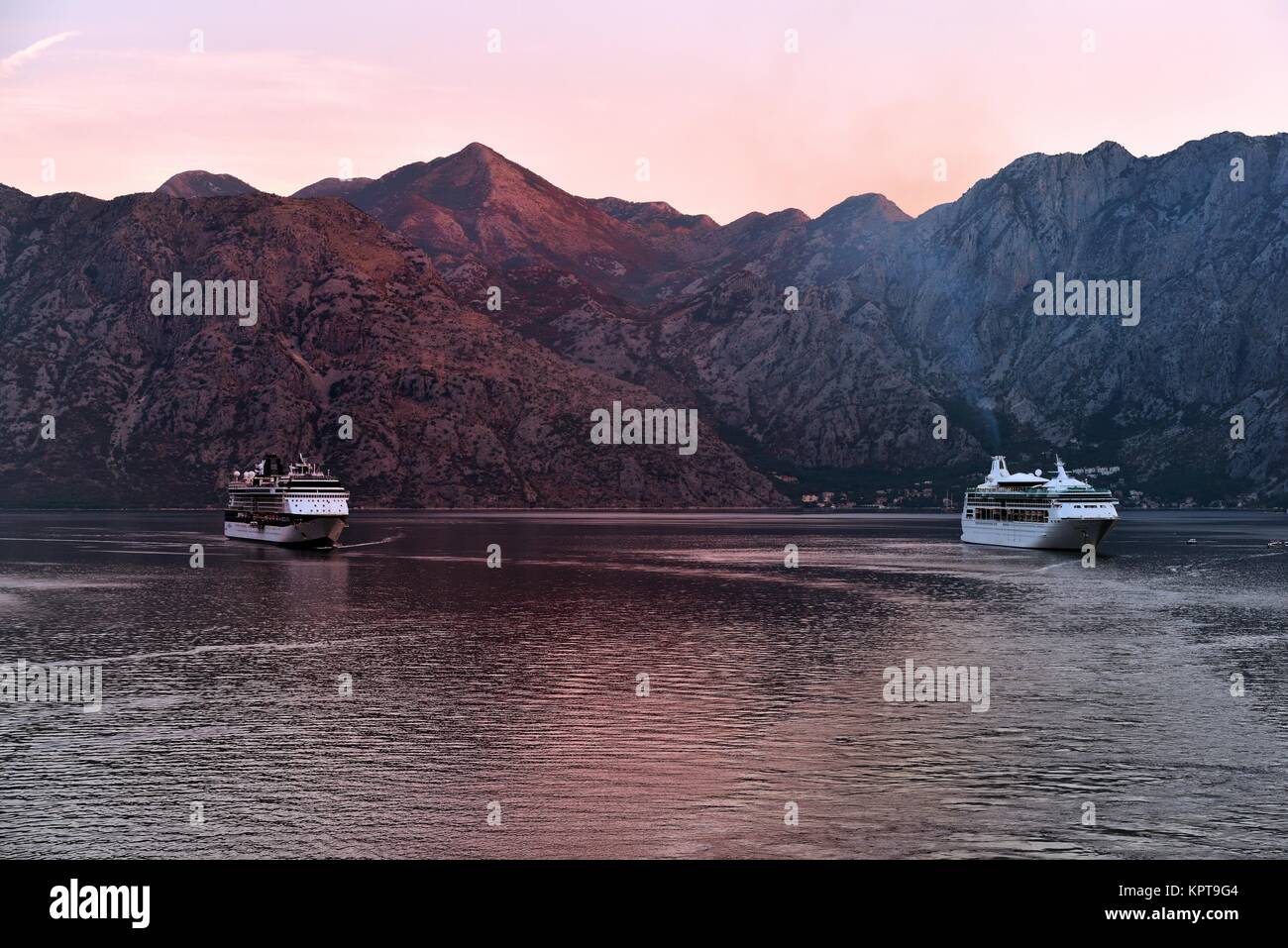 Celebrity Constellation tansitting past MS Rhapsody of the Seas the Bay ...