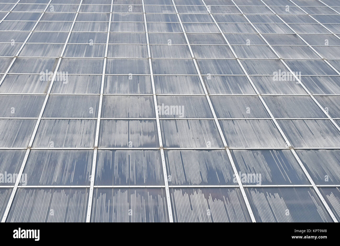 Greenhouse wall surface in perspective Stock Photo - Alamy