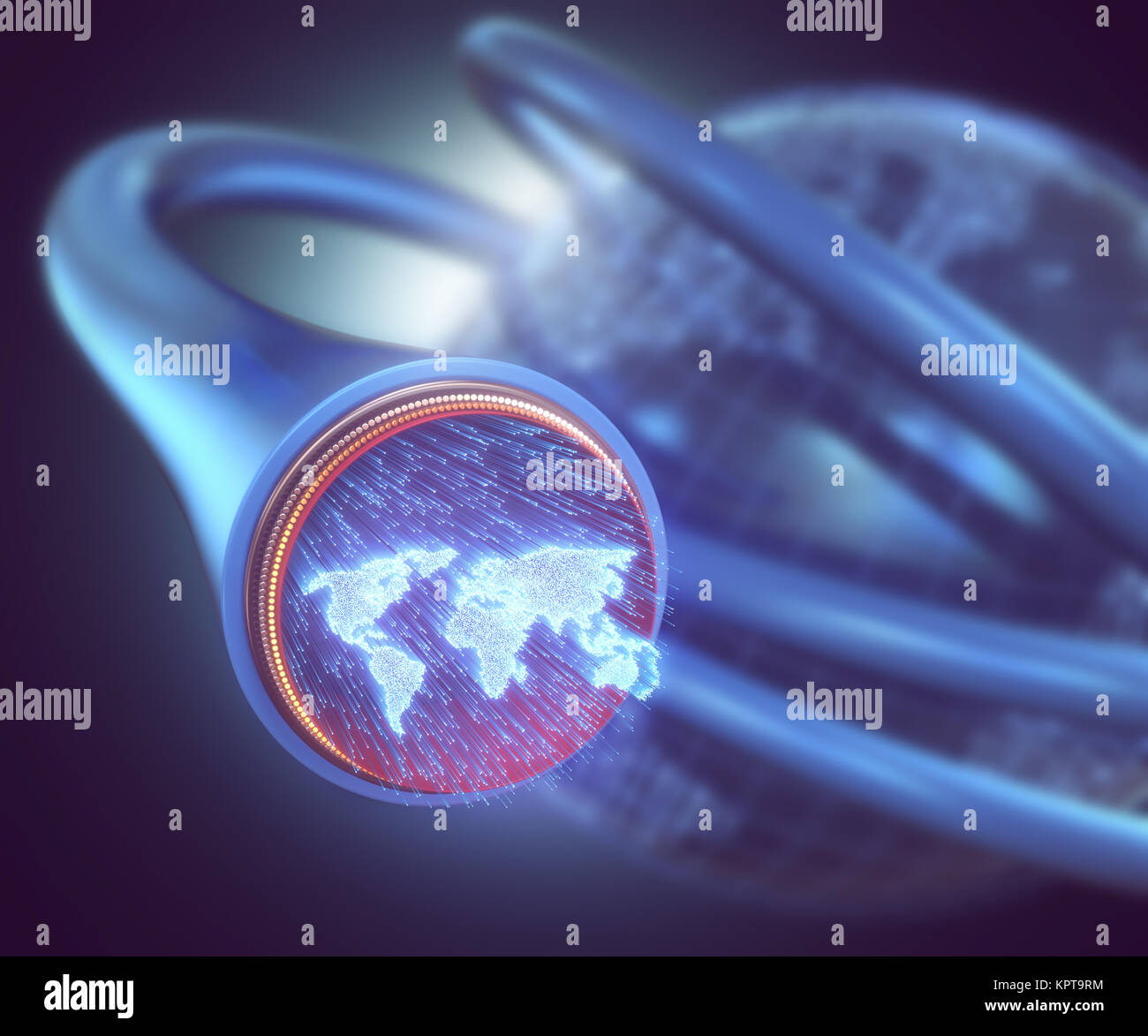 World Optical Fiber Stock Photo - Alamy
