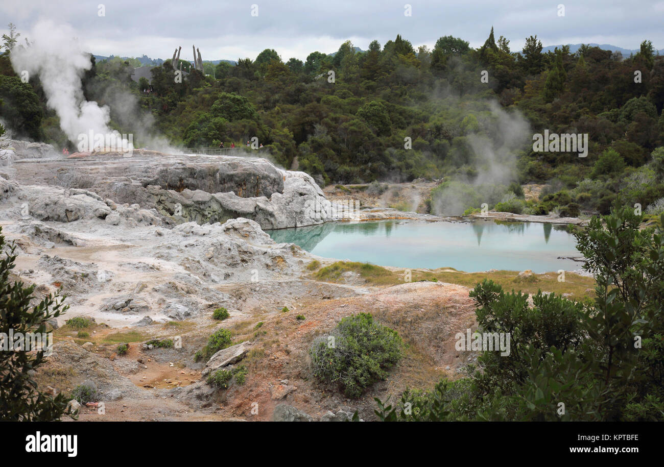 Thermal village new zealand hi-res stock photography and images - Alamy