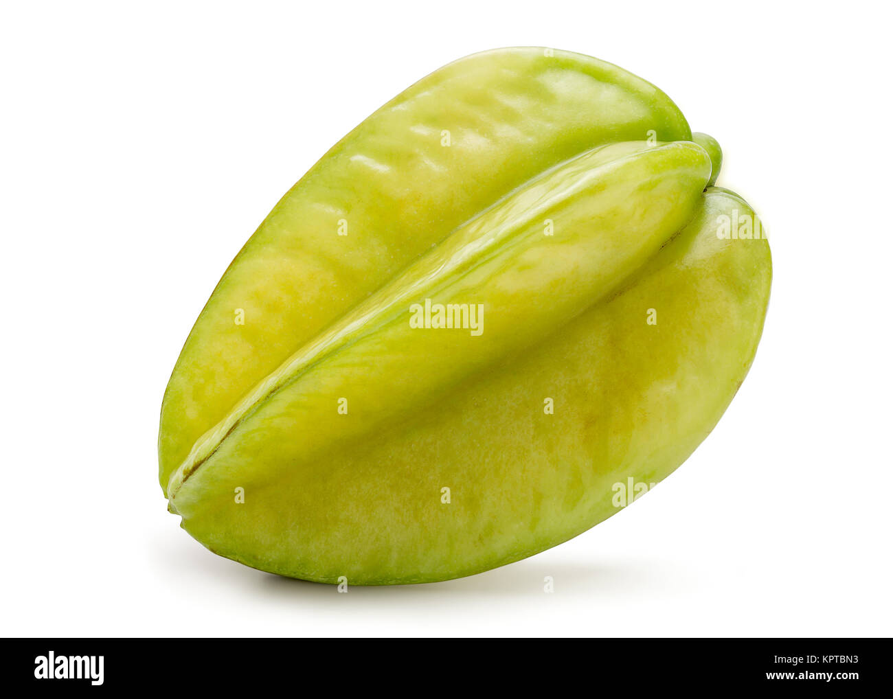 Fresh Carambola Isolated on White Background in Full Depth of Field ...