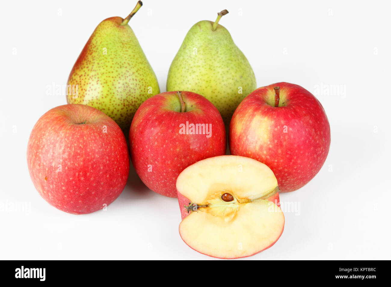 Apple and pear Stock Photo - Alamy