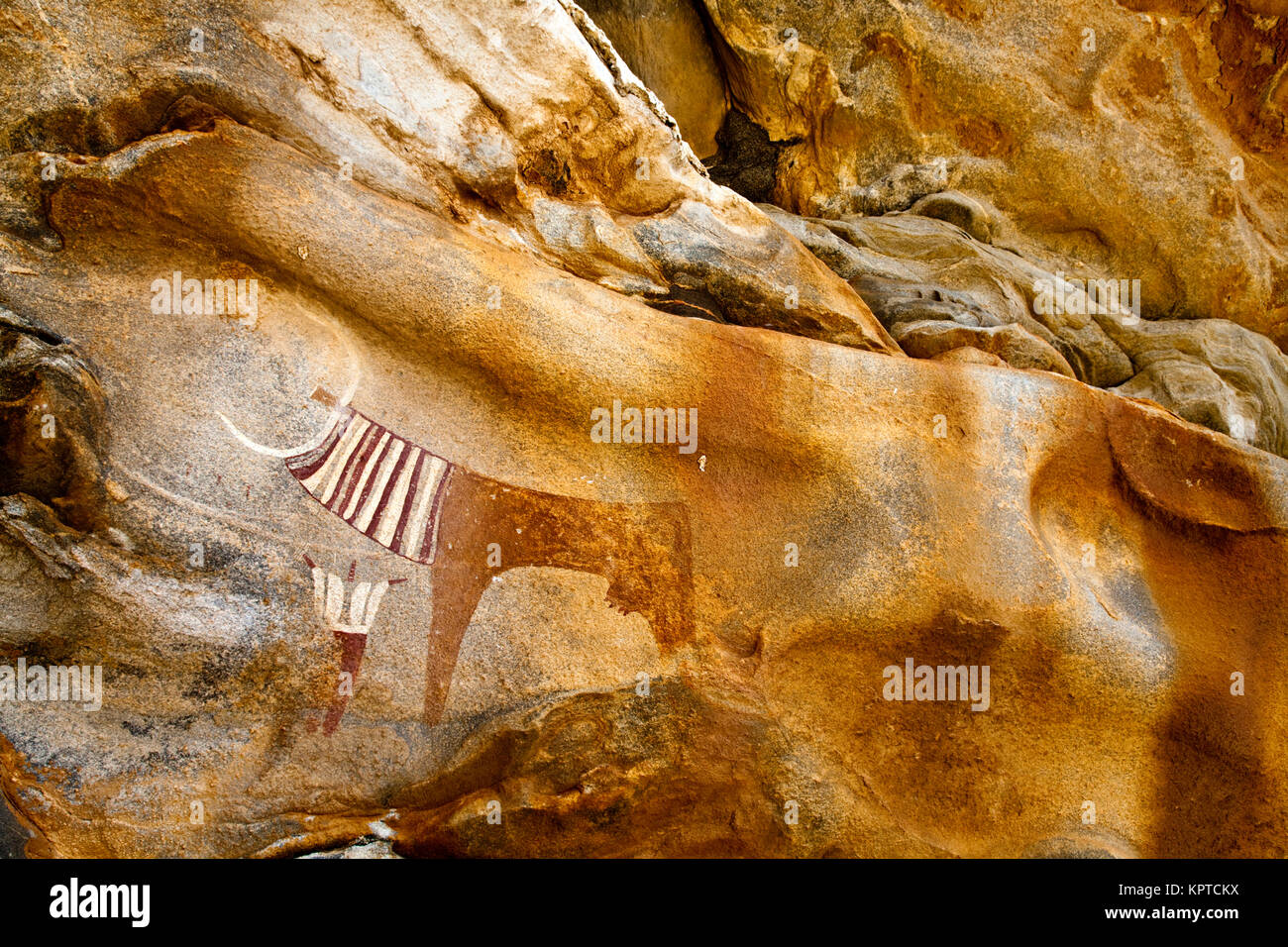 Ancient cave paintings in Laas Geel, Somaliland Stock Photo - Alamy