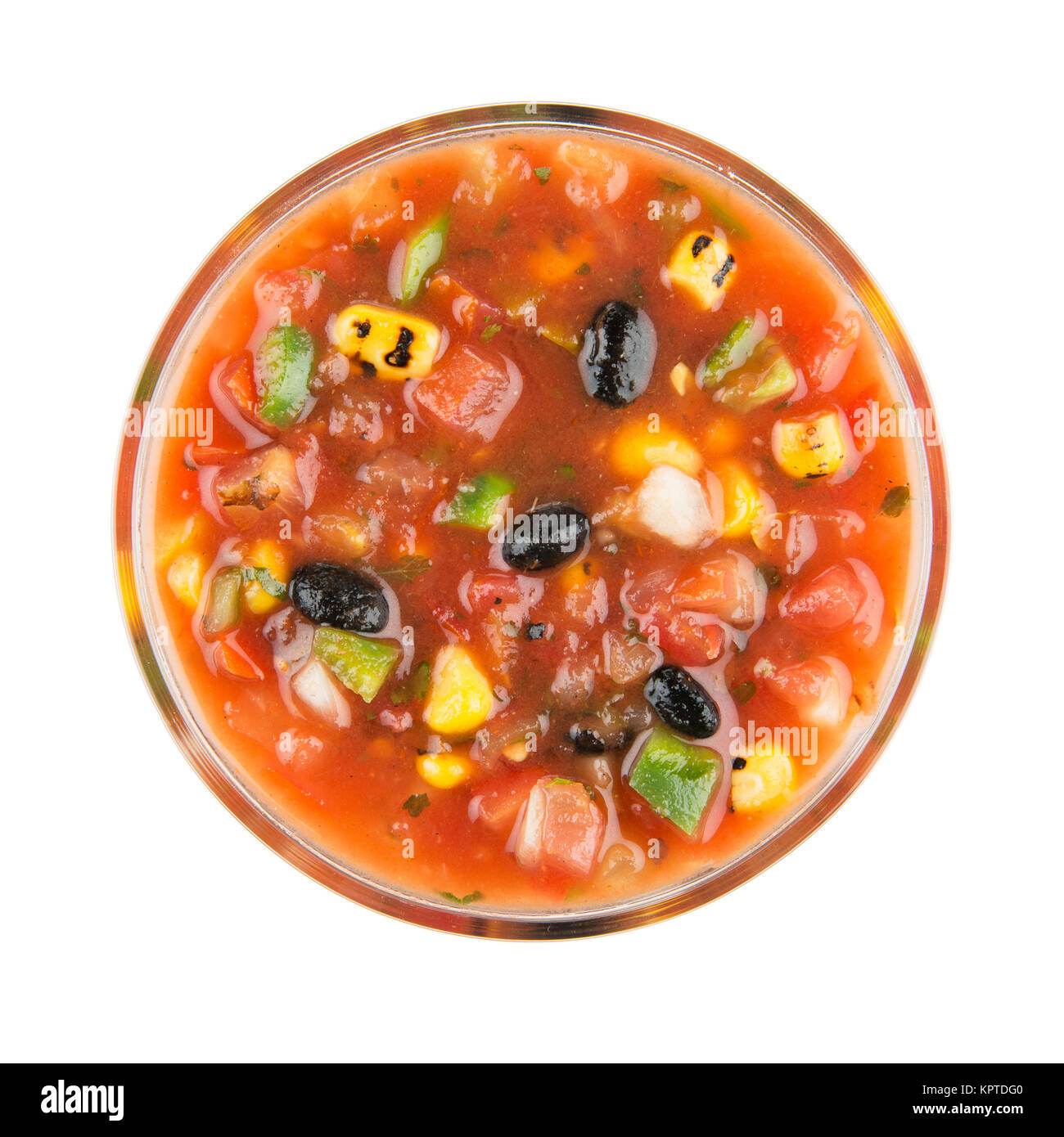 Bowl of Salsa Stock Photo - Alamy