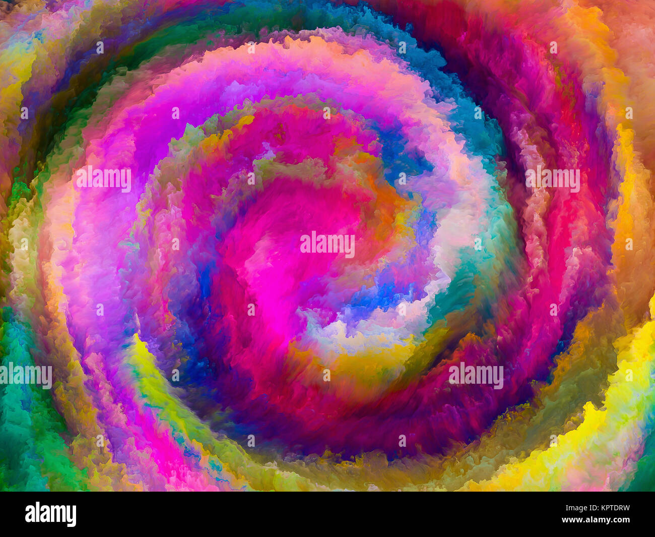 Colors of Imagination series. Abstract design made of Colorful three ...