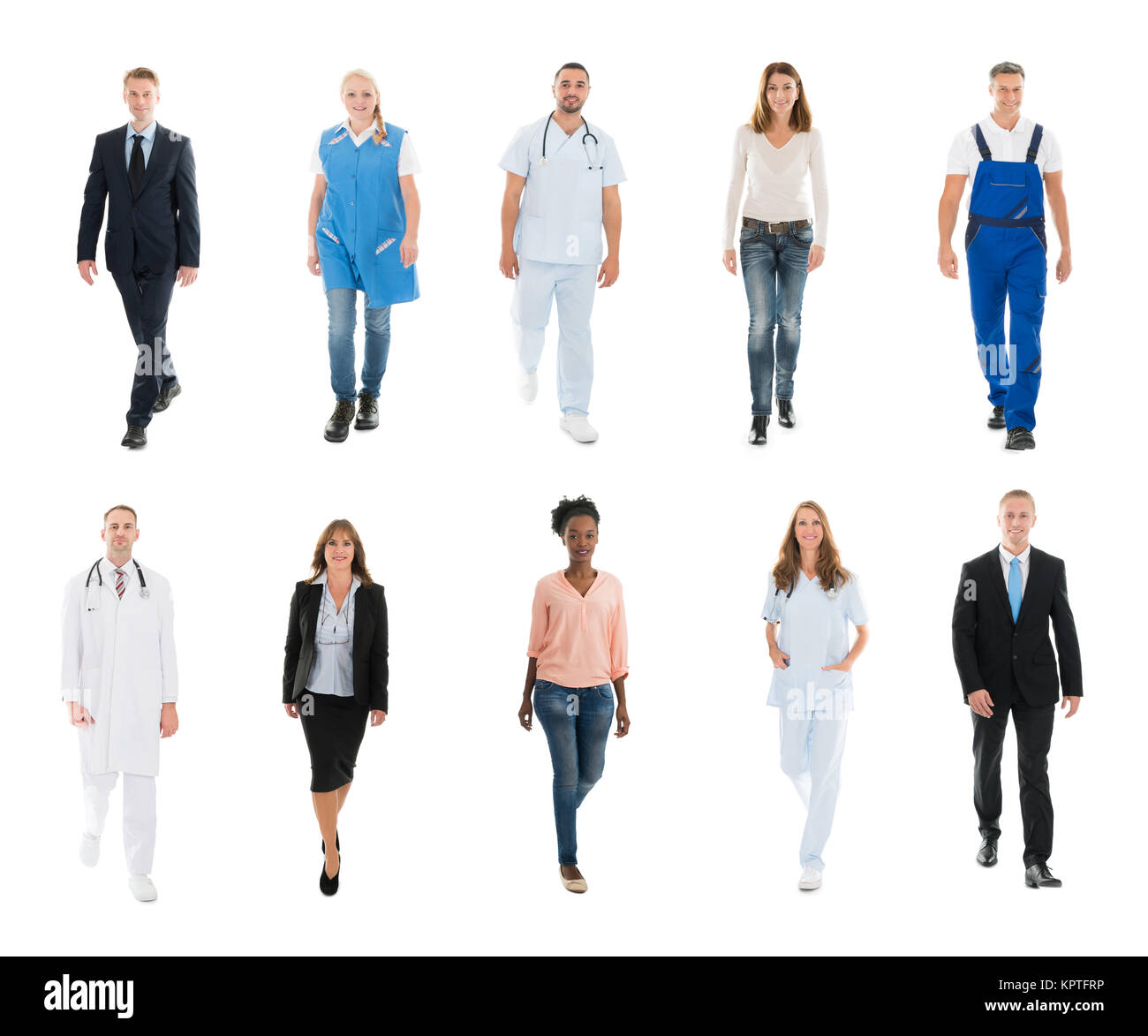 Group of people different occupations hi-res stock photography and ...