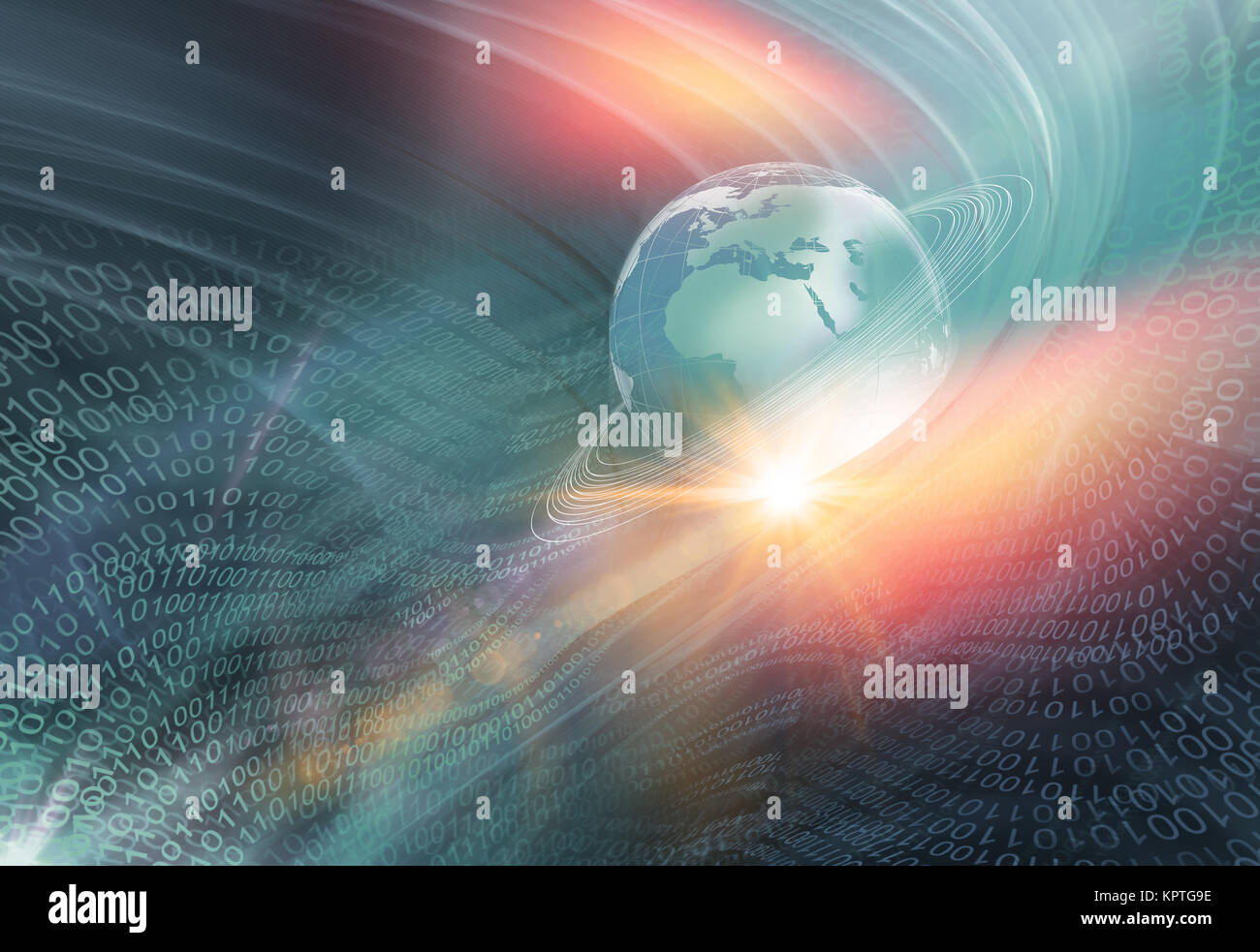 Graphical Digital World Background Concept Series 05 Stock Photo - Alamy