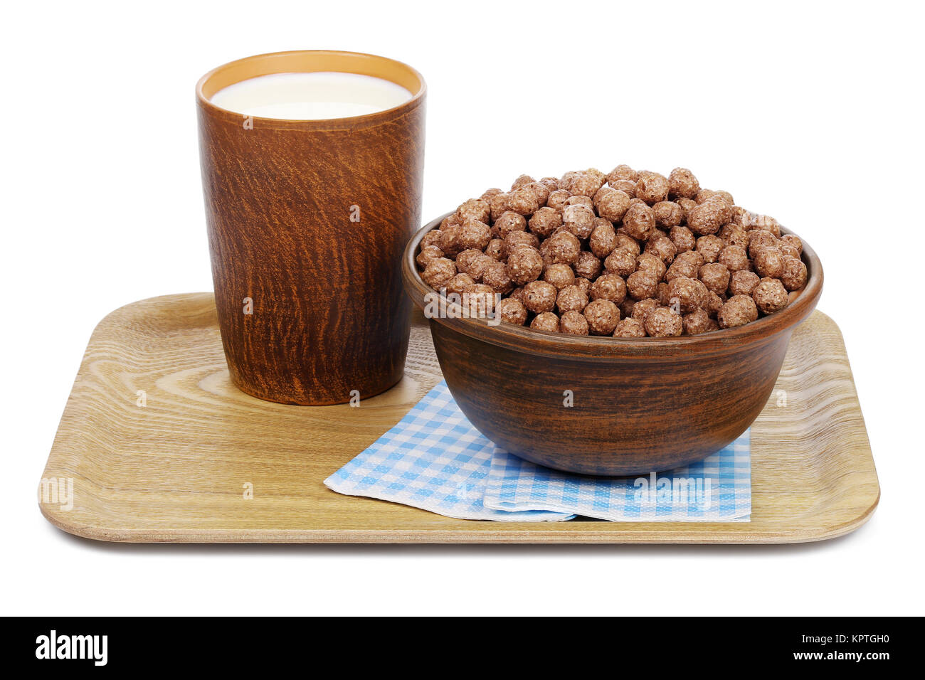 Cup chocolate granola cereal Cut Out Stock Images & Pictures - Alamy