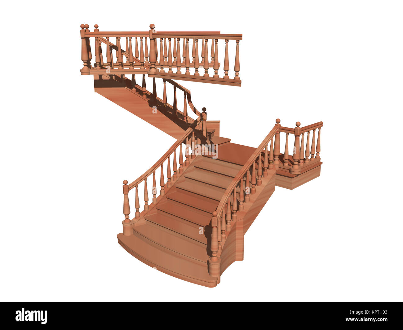 Spiral of stairs Cut Out Stock Images & Pictures - Alamy