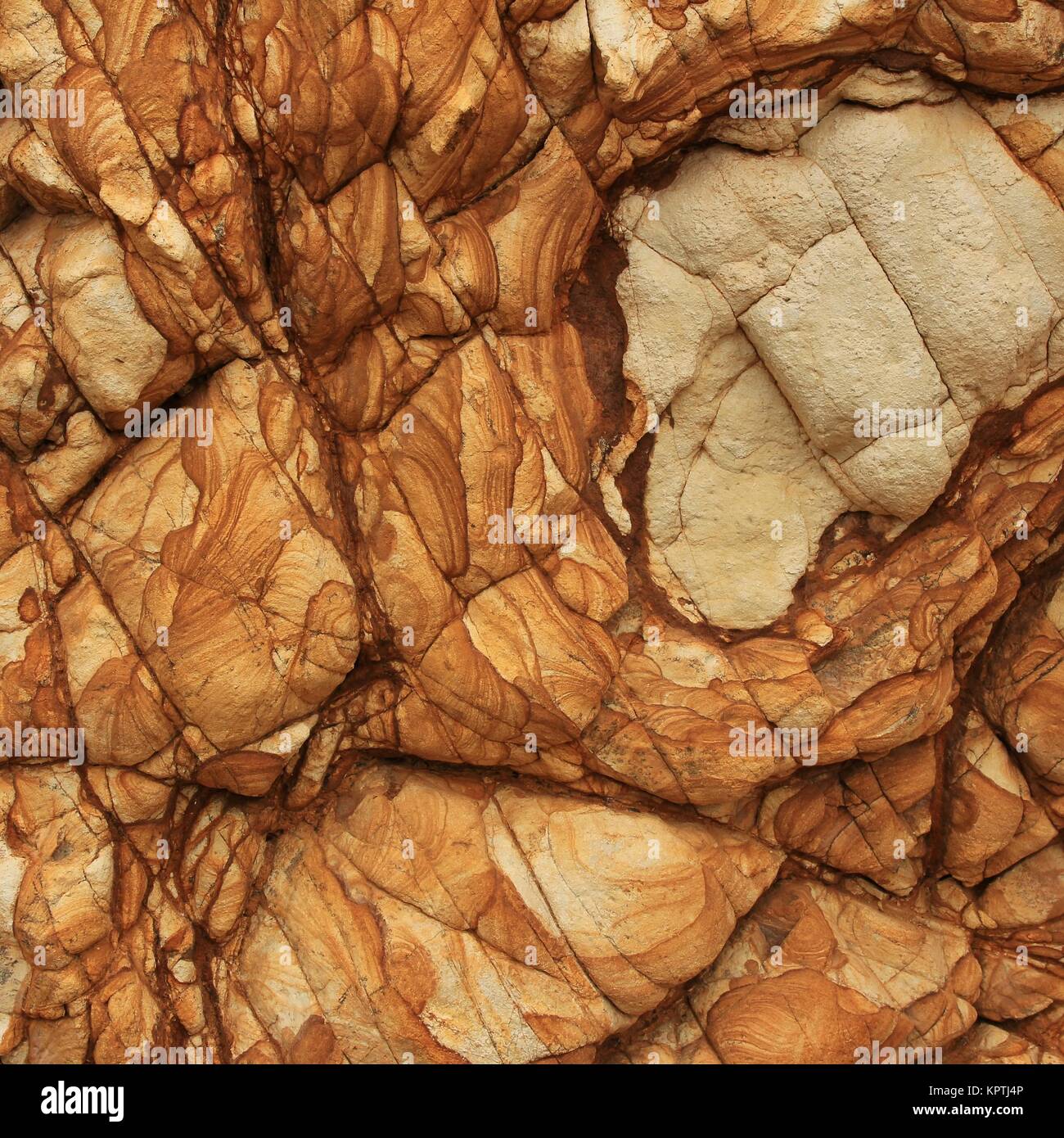 Unique coloured rock Stock Photo - Alamy
