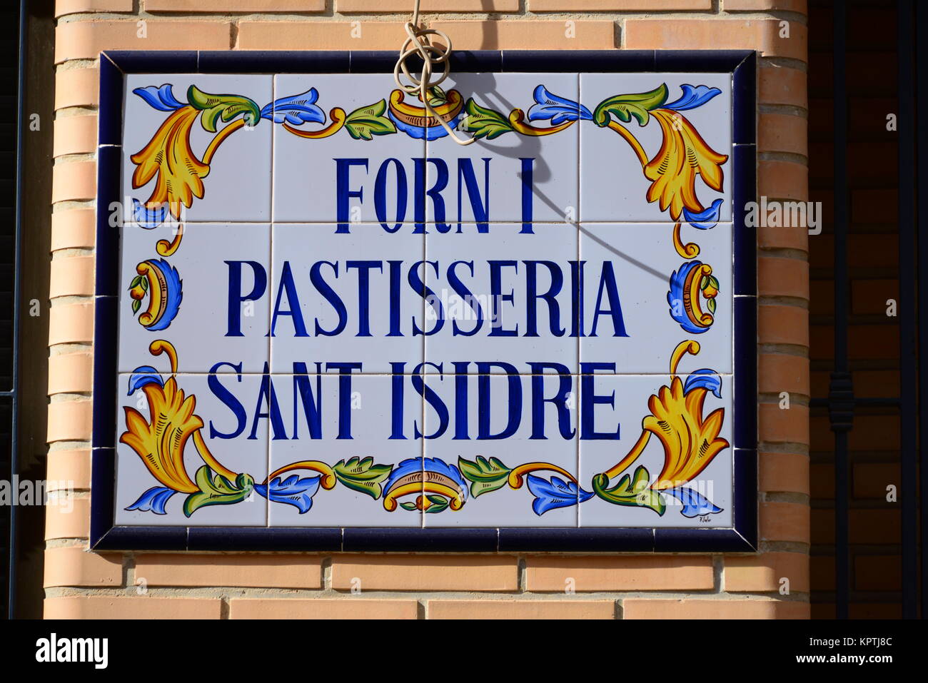 street signs in the province of valencia - spain Stock Photo - Alamy