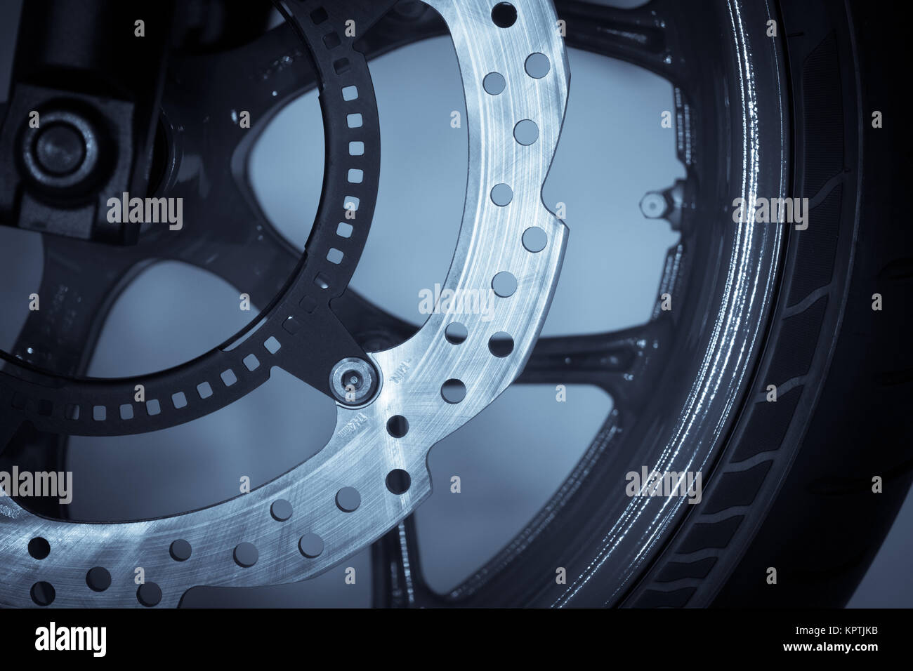 Motorcycle brake disc Stock Photo - Alamy