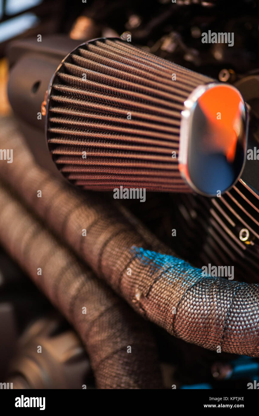 Motorcycle air filter Stock Photo - Alamy
