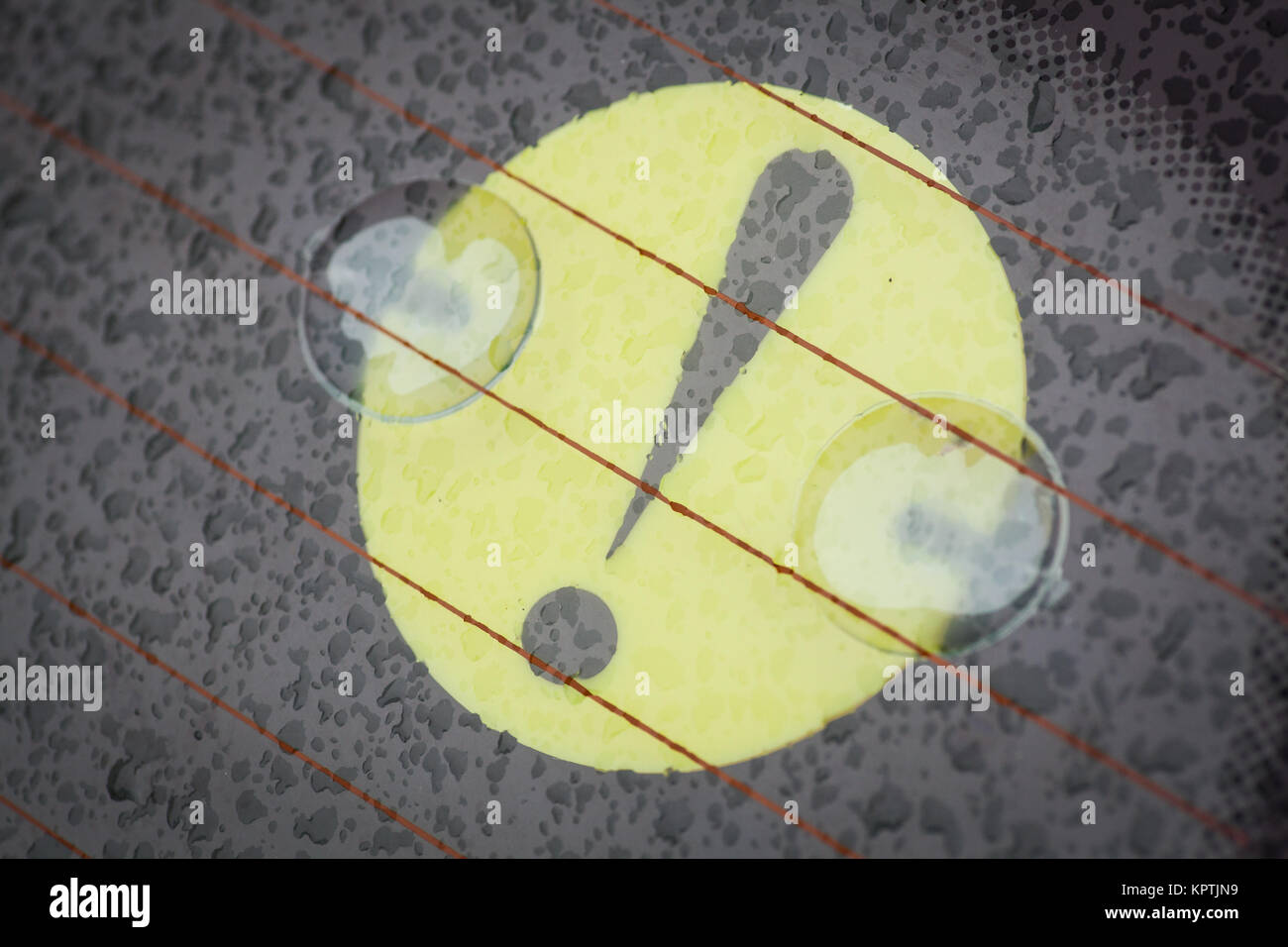 Beginner driver sign Stock Photo - Alamy