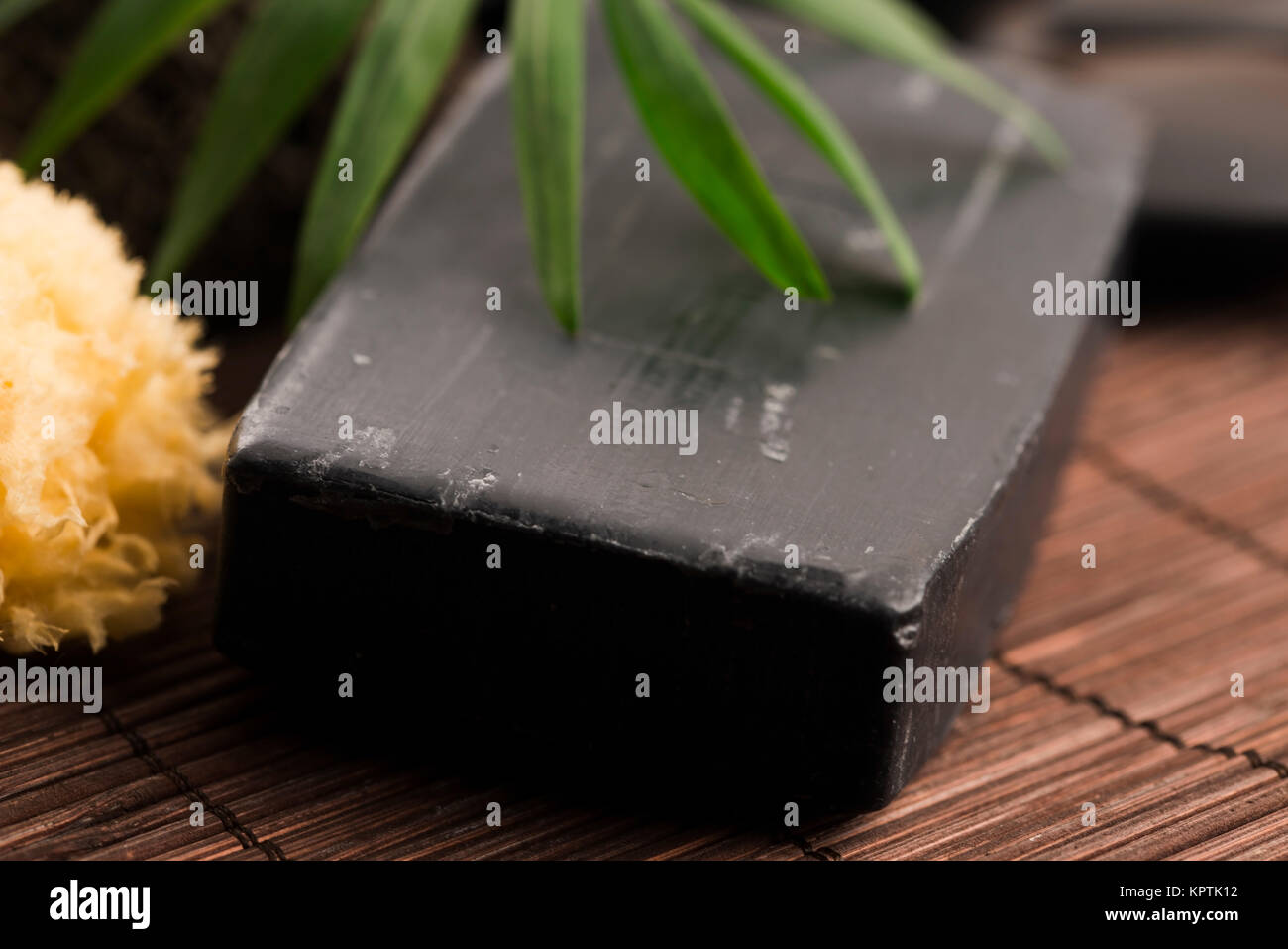 block of natural carbon soap Stock Photo - Alamy