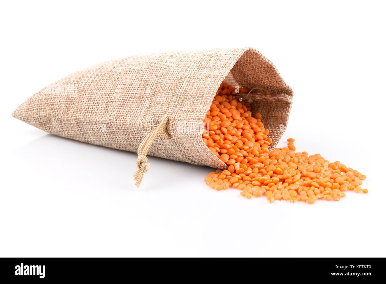 Sack Of Red Lentils Isolated High Resolution Stock Photography and ...
