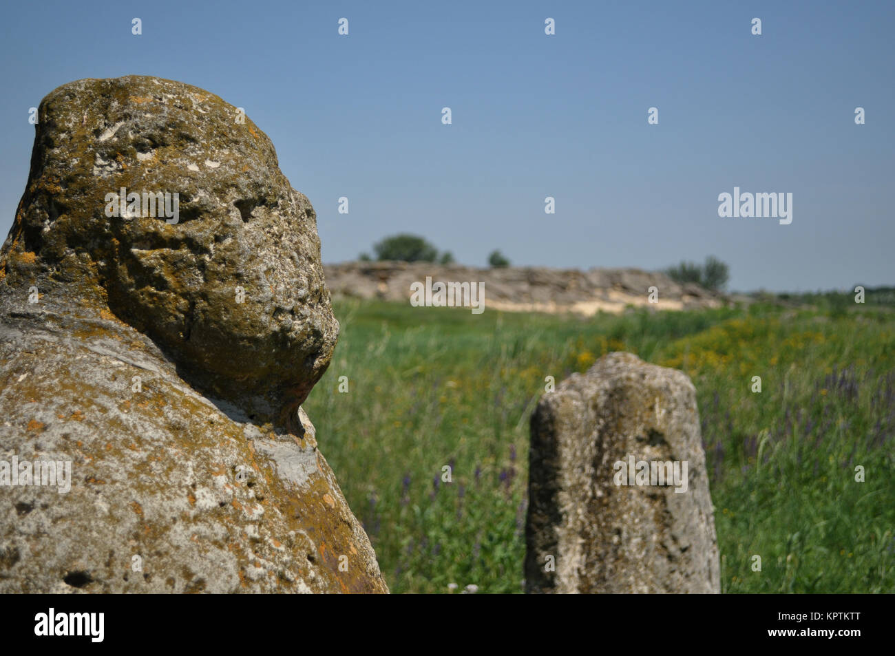 Steppe stone figure Scythian Stock Photo - Alamy
