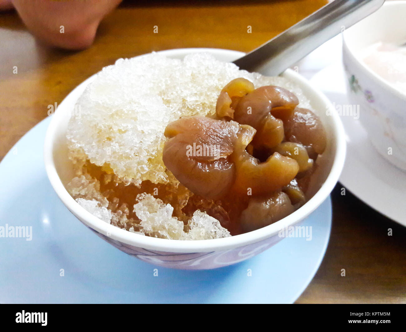 Longan on ice ,Thai Style Dessert Stock Photo - Alamy