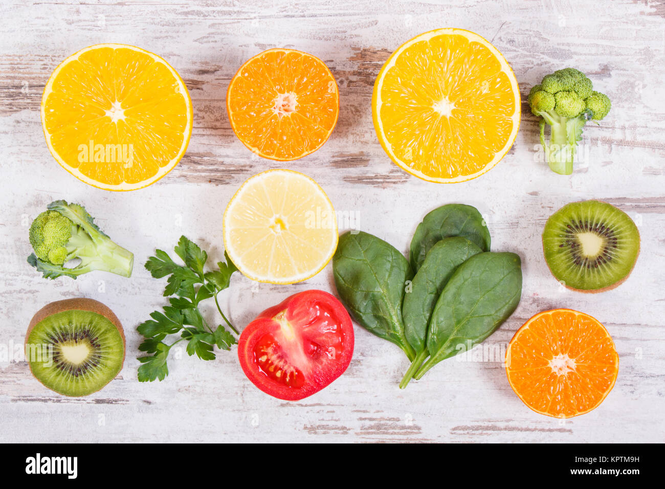 Fruits and vegetables as sources vitamin C, natural minerals and ...