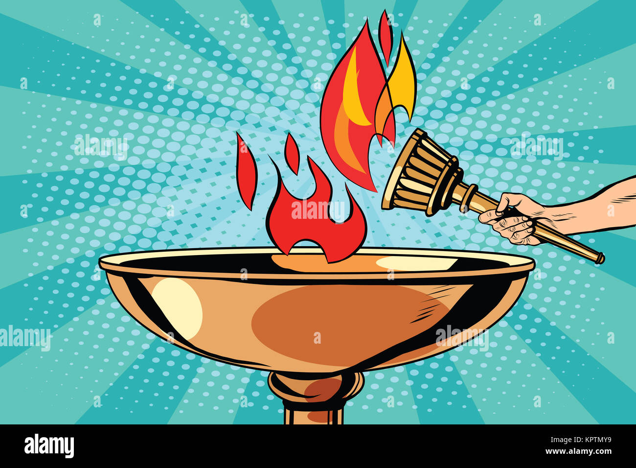Torch Greek High Resolution Stock Photography and Images - Alamy